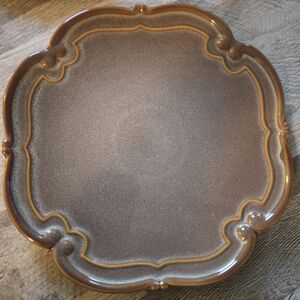 Bombay | Kitchen | Bombay Dinnerware Brown Gray Set Of 5 Cake Plate 4 ...